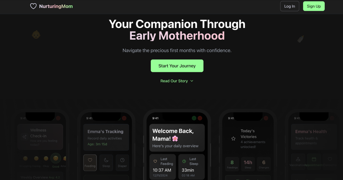 Nurturing Mom - Your Companion Through Early Motherhood